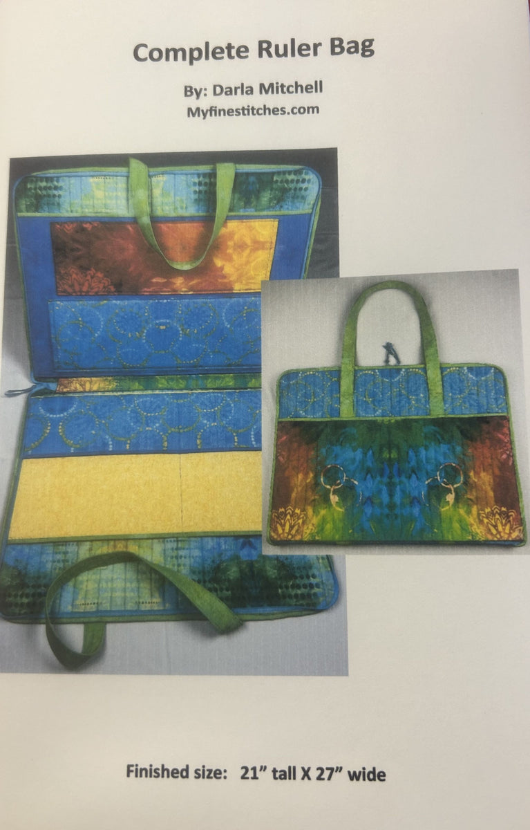 Complete Ruler Bag Pattern by Darla Mitchell from My Fine Stitches by – Lonesome Pine Quilts