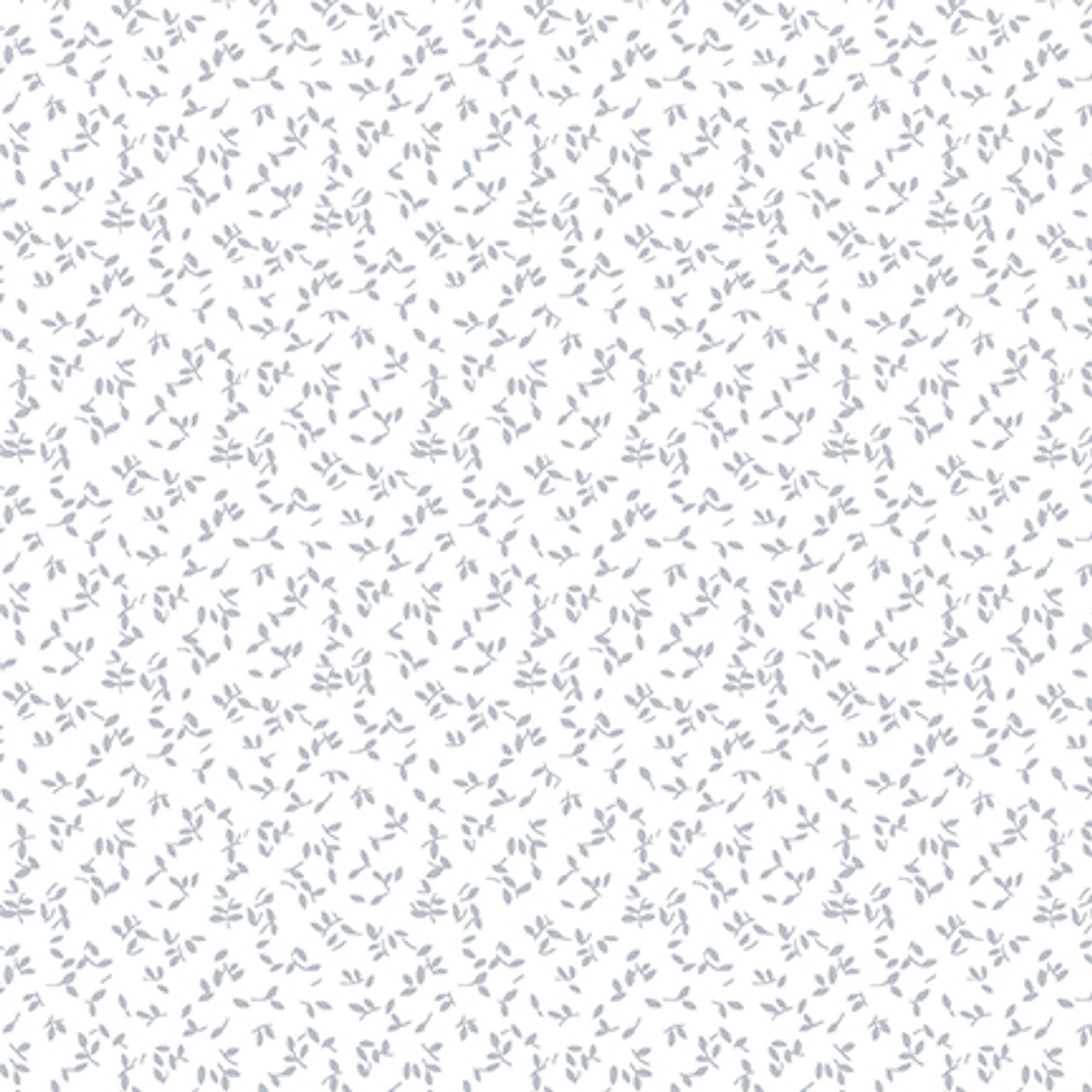 Ditsy Bud Quilter's Flour VI 1679-01W White on White from Henry Glass ...