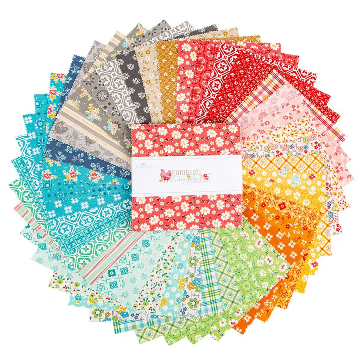 Farmer's Daughter 5" Stacker 5-17160-42 by Lori Holt from Riley Blake ...