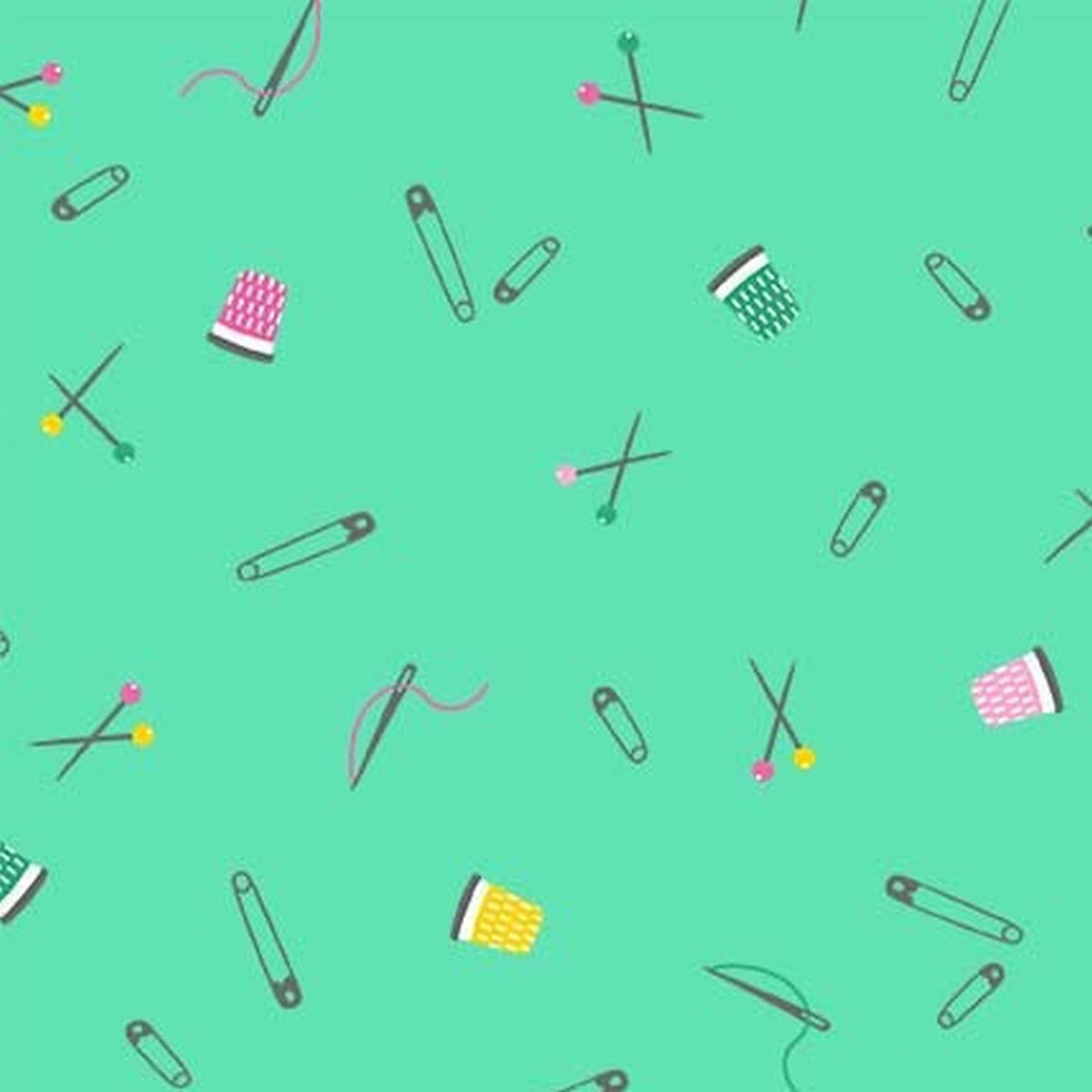 Needles and Pins CX10713-GREE-D from Michael Miller by the yard ...