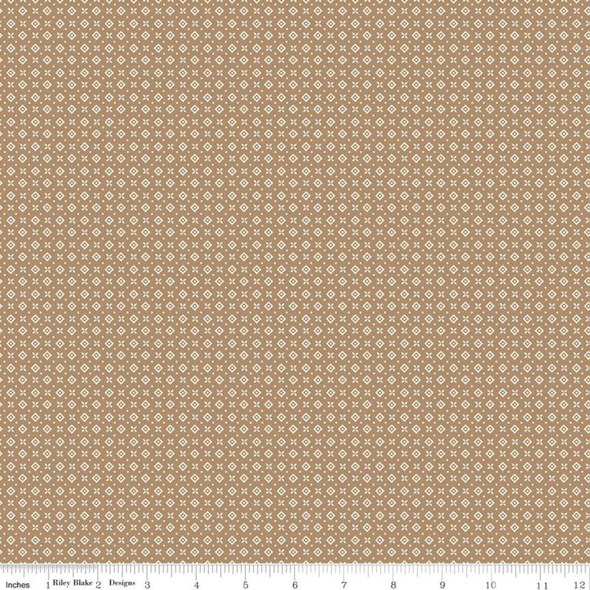 Prairie Cabin Brown Sugar C12309-BROWNSUGAR by Lori Holt from Riley Bl ...