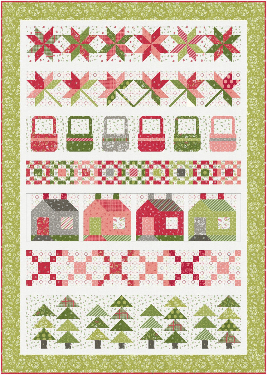 Home Sweet Home Row Quilt Pattern #227 from A Quilting Life by the pat ...