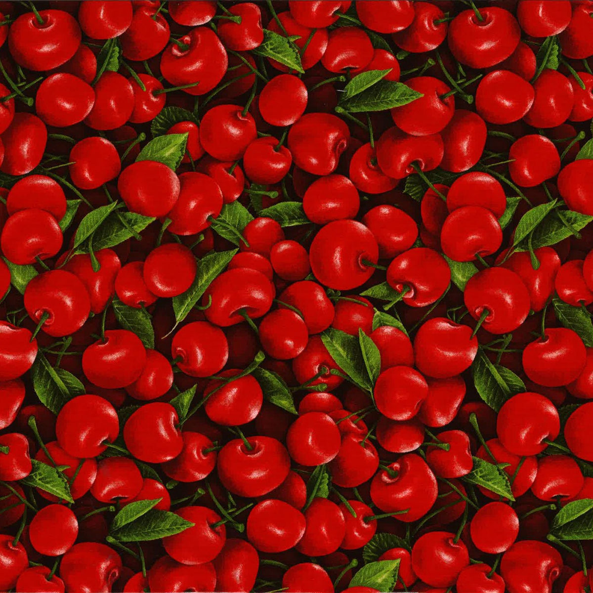 Market Place Digital Cherries Fabric 594981 from Oasis Fabrics by the ...